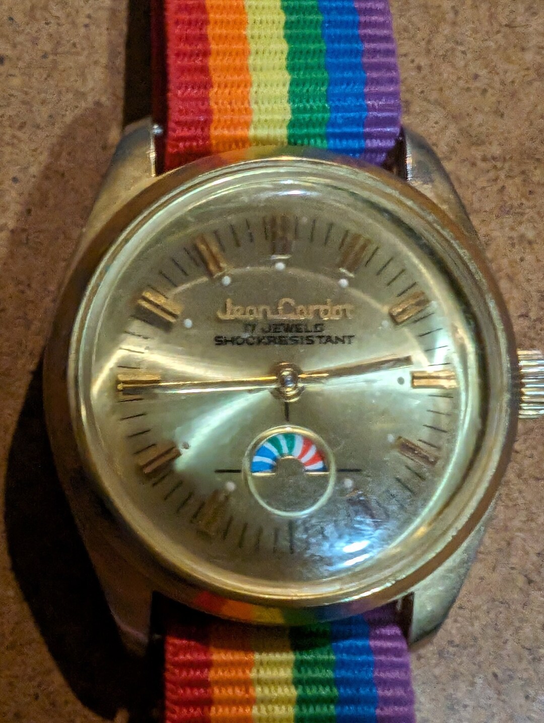 Jean Cardot Russian Made Carousel Watch. Keeps Good Time. Has New NATO ...