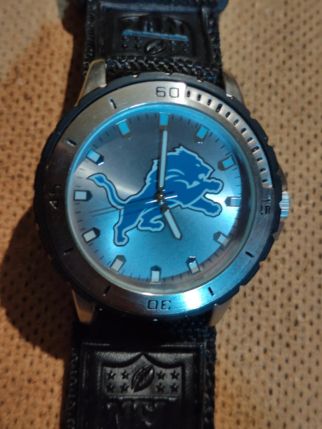 Game Time NFL Detroit Lions Quartz Watch With New Battery Keeps Good ...
