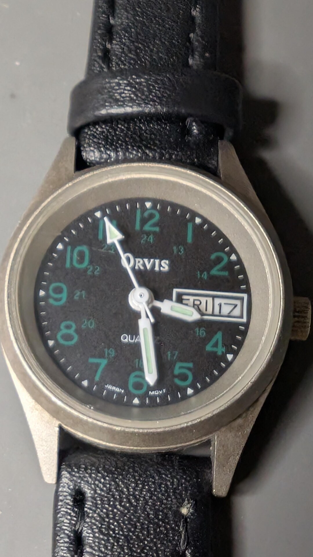 Vintage Orvis Ladies Field Watch With New Leather Band and New Battery ...
