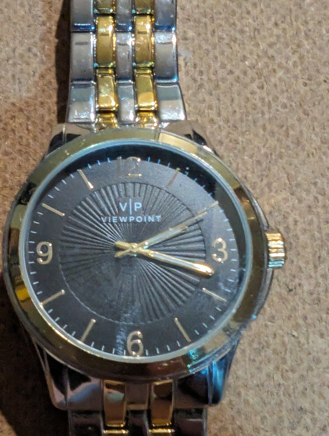Viewpoint VIP Two Tone Quartz Watch With New Battery. in Excellent ...