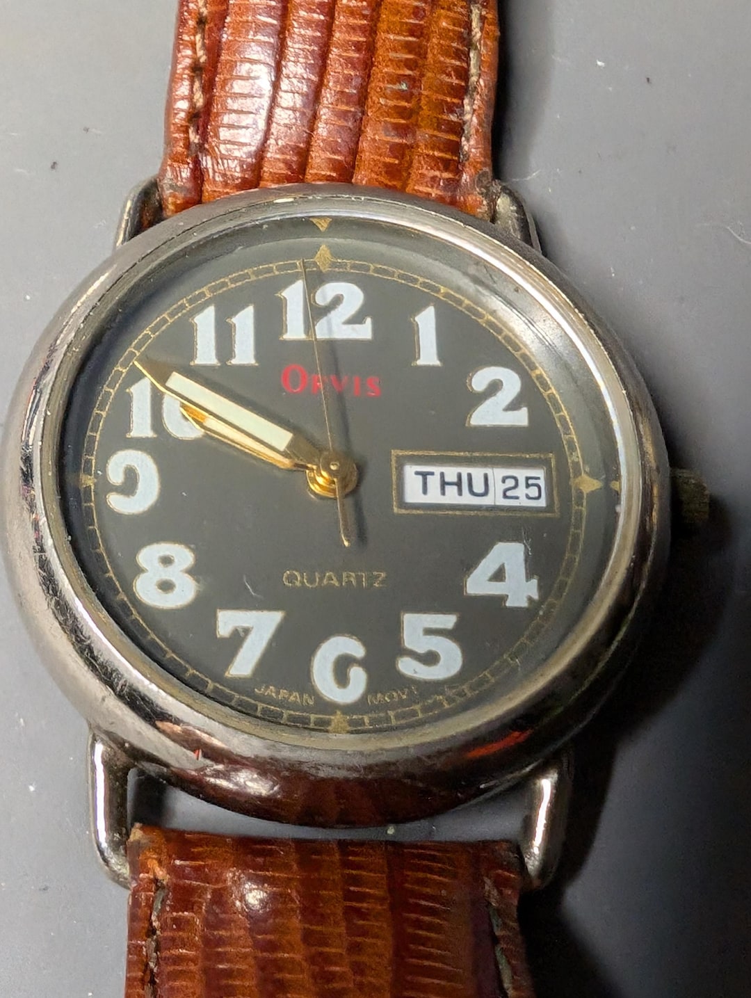 Orvis Infantry Style Field Watch With Original Leather Band. Has a New ...