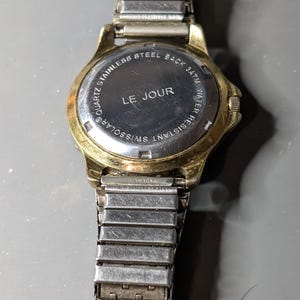 Le Jour Swiss Solar Limited Edition Quartz Watch. Has Original Band and ...