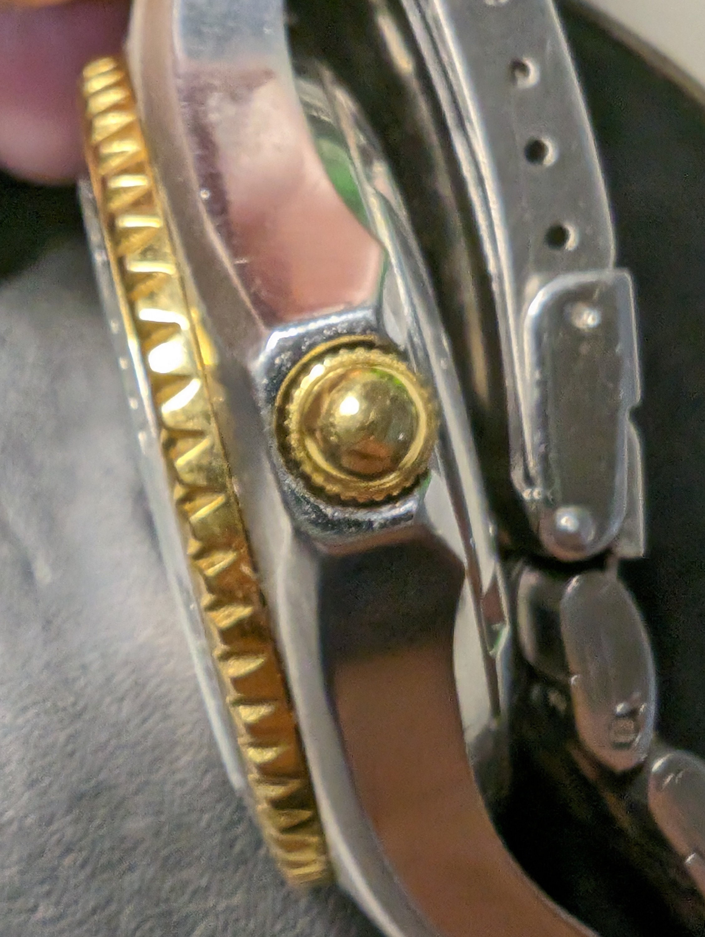 Wenger Two Tone Swiss Military Divers Watch With New Battery Keeps ...