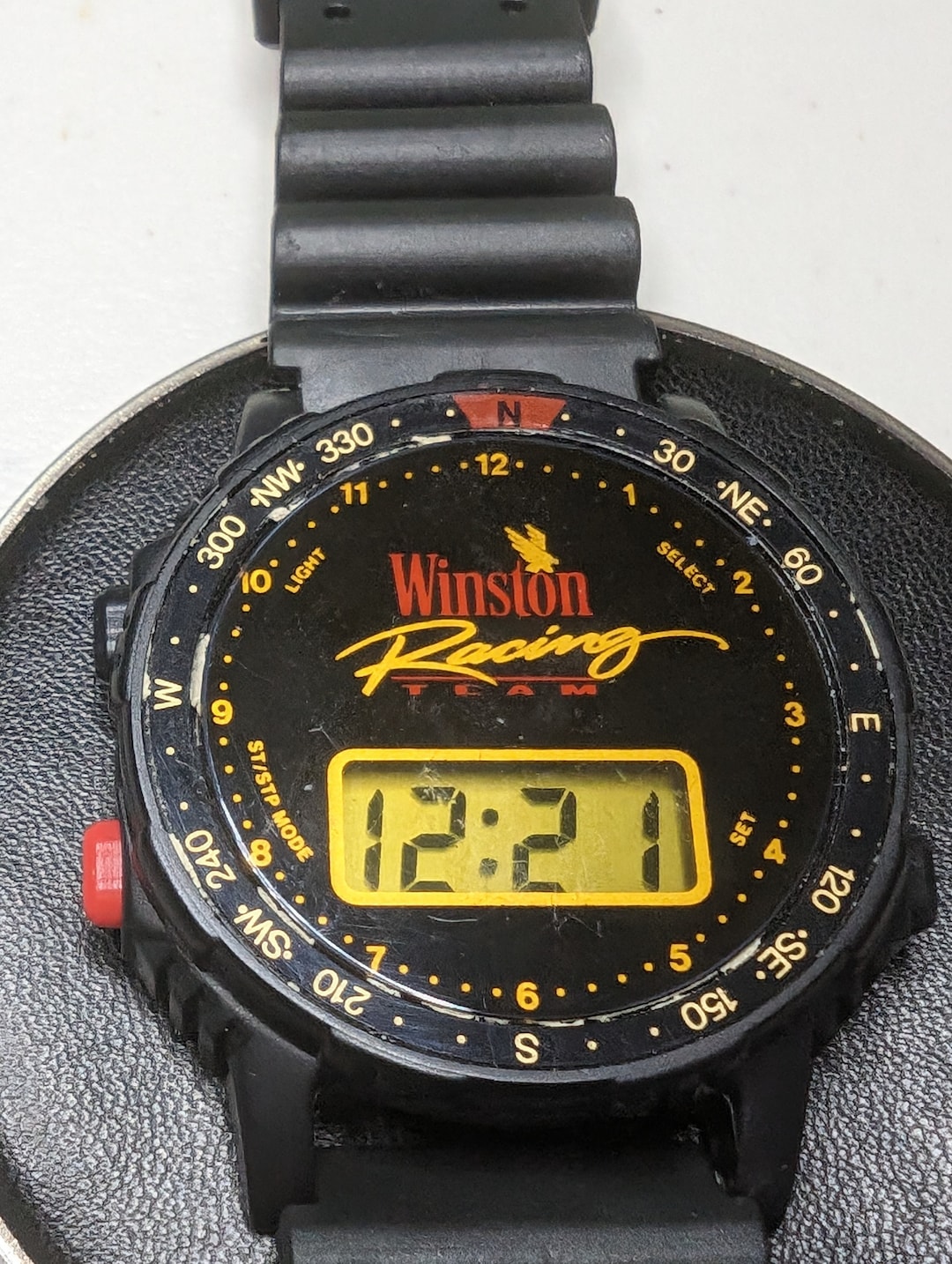 Vintage Winston Racing Series Digital Quartz Watch With New Battery. in ...