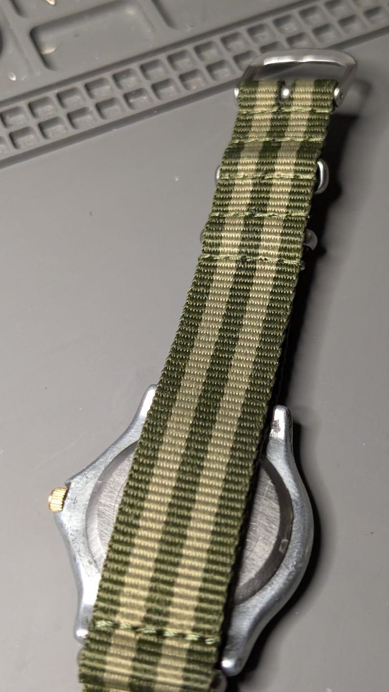 Vintage Swiss Army Quartz Field Watch With Luminous Dial, New Battery ...