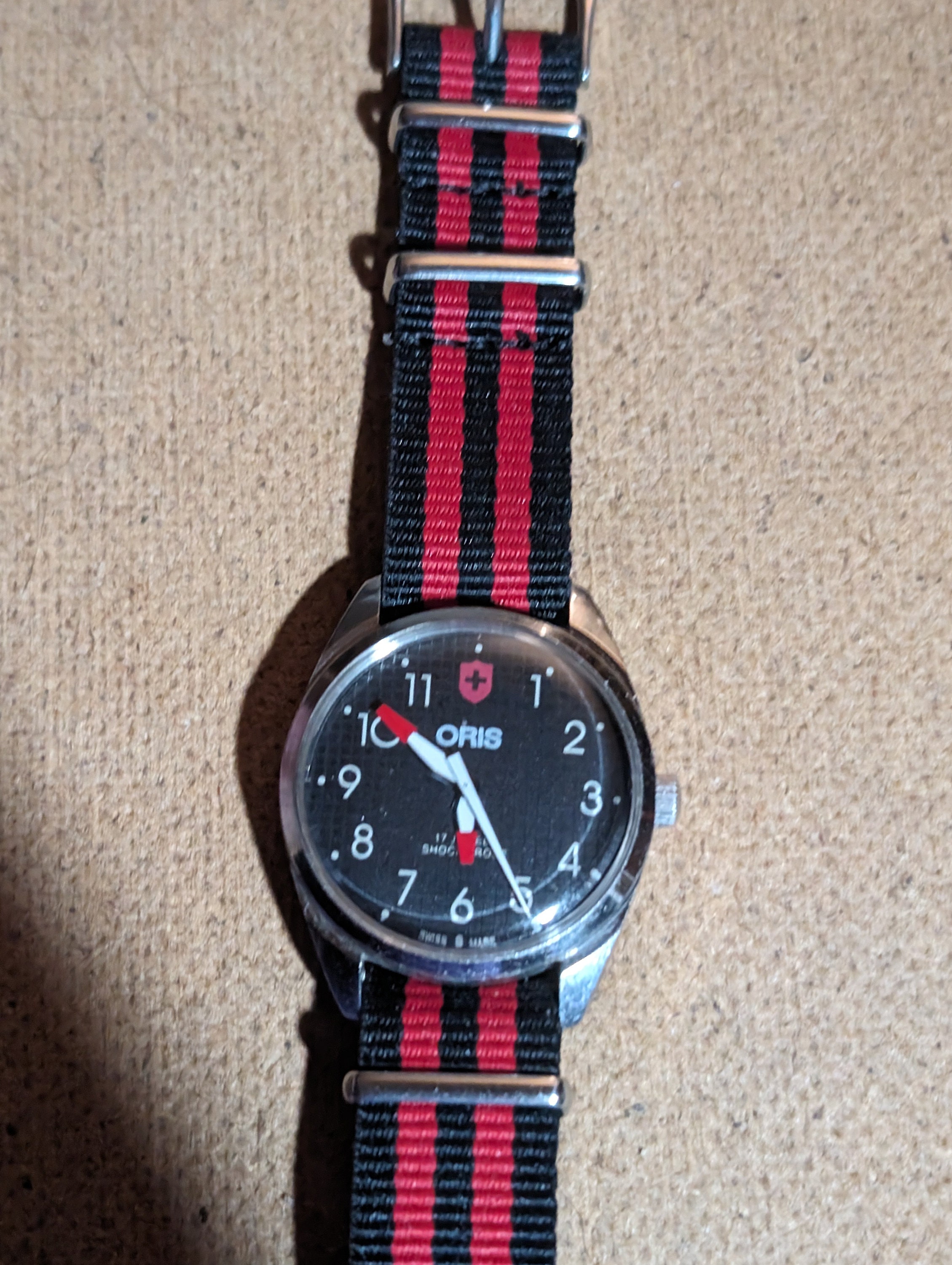 Vintage Oris Swiss Made 17 Jewel Mechanical Watch. New Nato Band. Free ...
