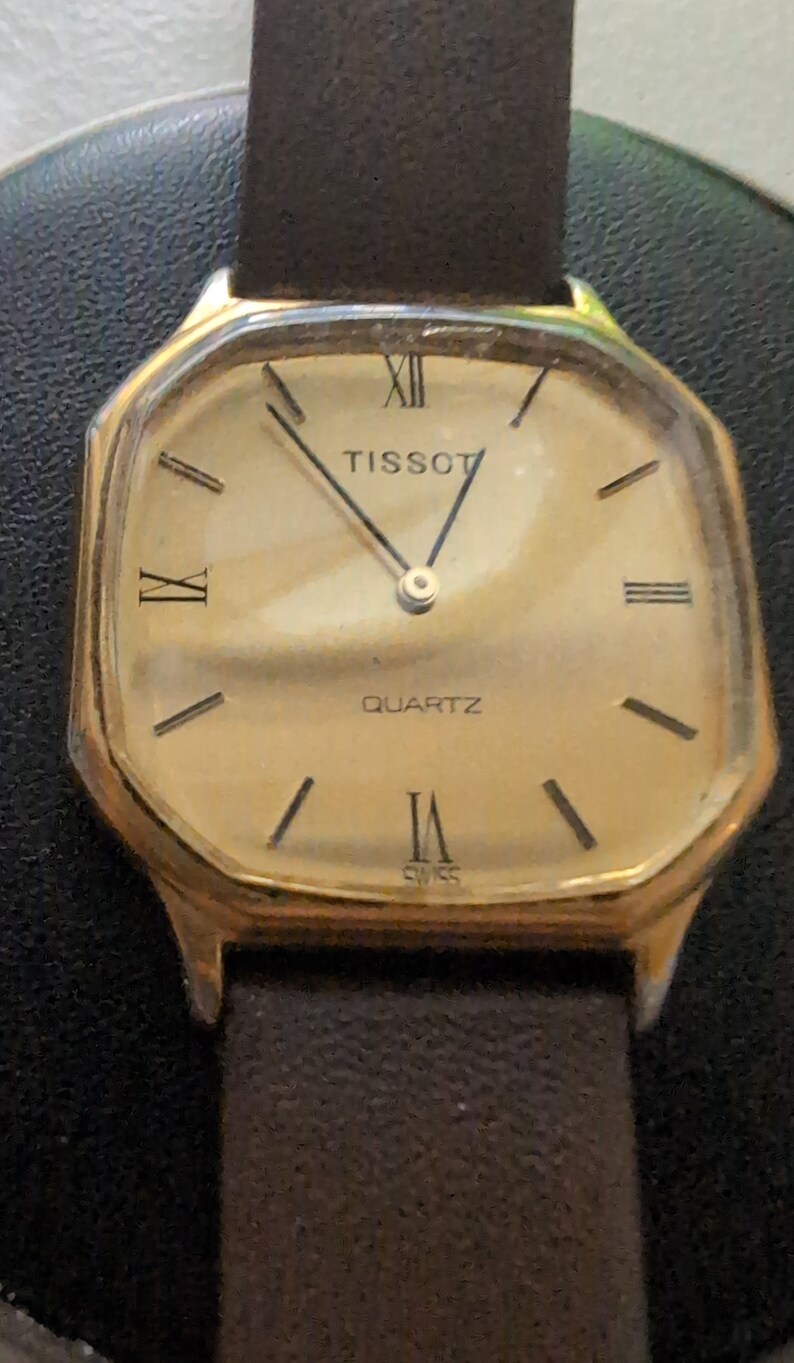 Vintage Tissot Quartz Watch With New Battery and New Leather Band ...