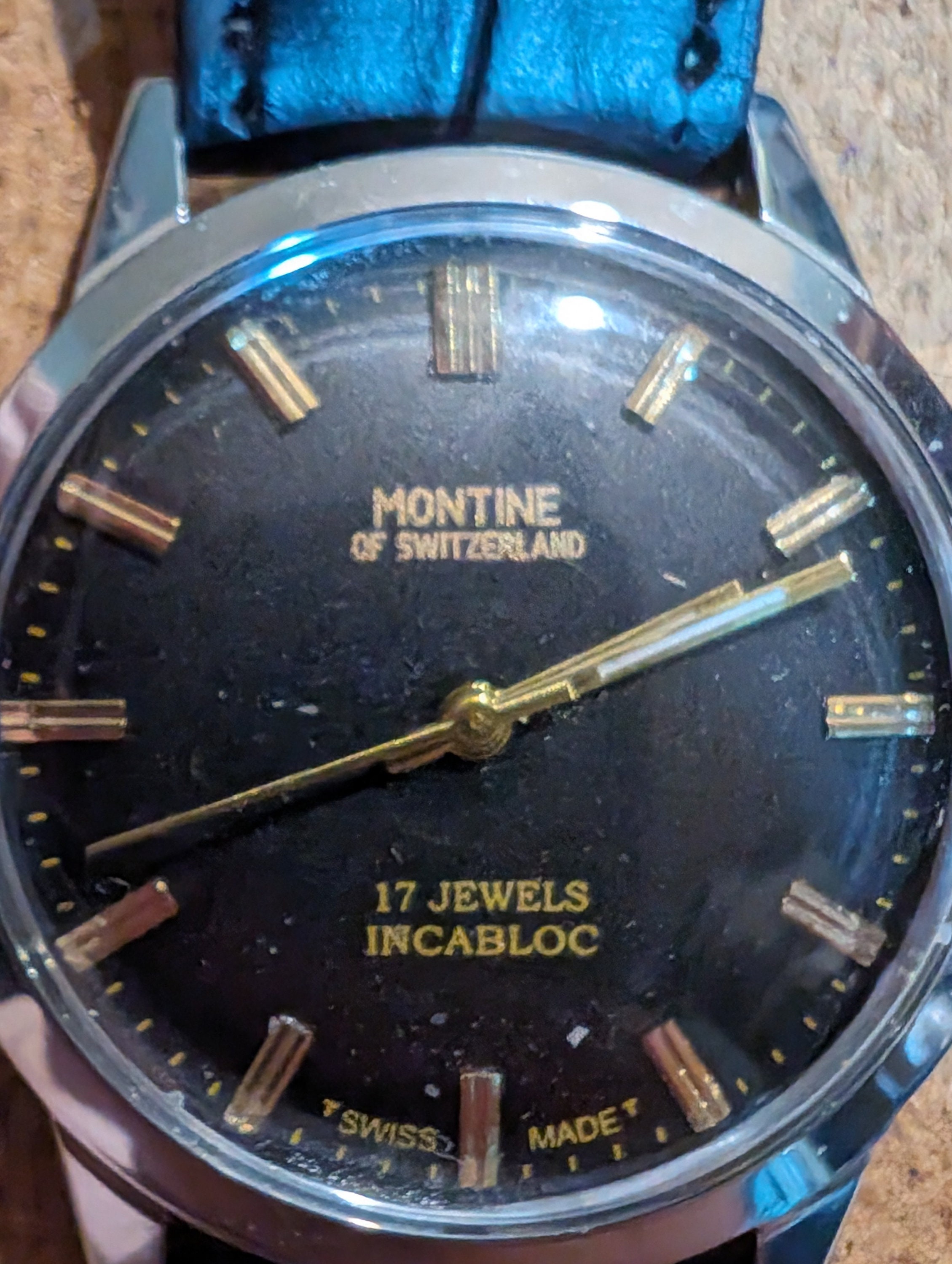 Vintage Montine of Switzerland Automatic Watch in Excellent Condition ...