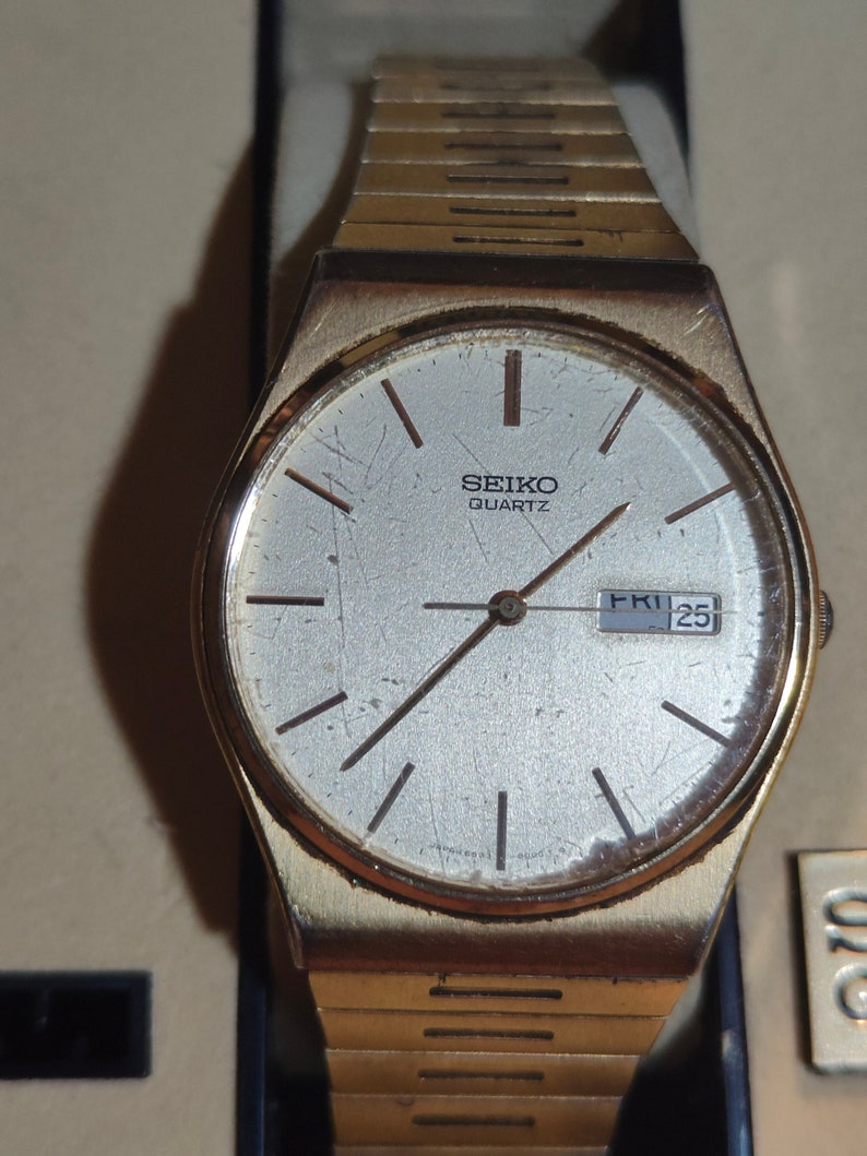 Vintage Seiko Watch and Original Watch Keeps Good in Time Has Slight ...