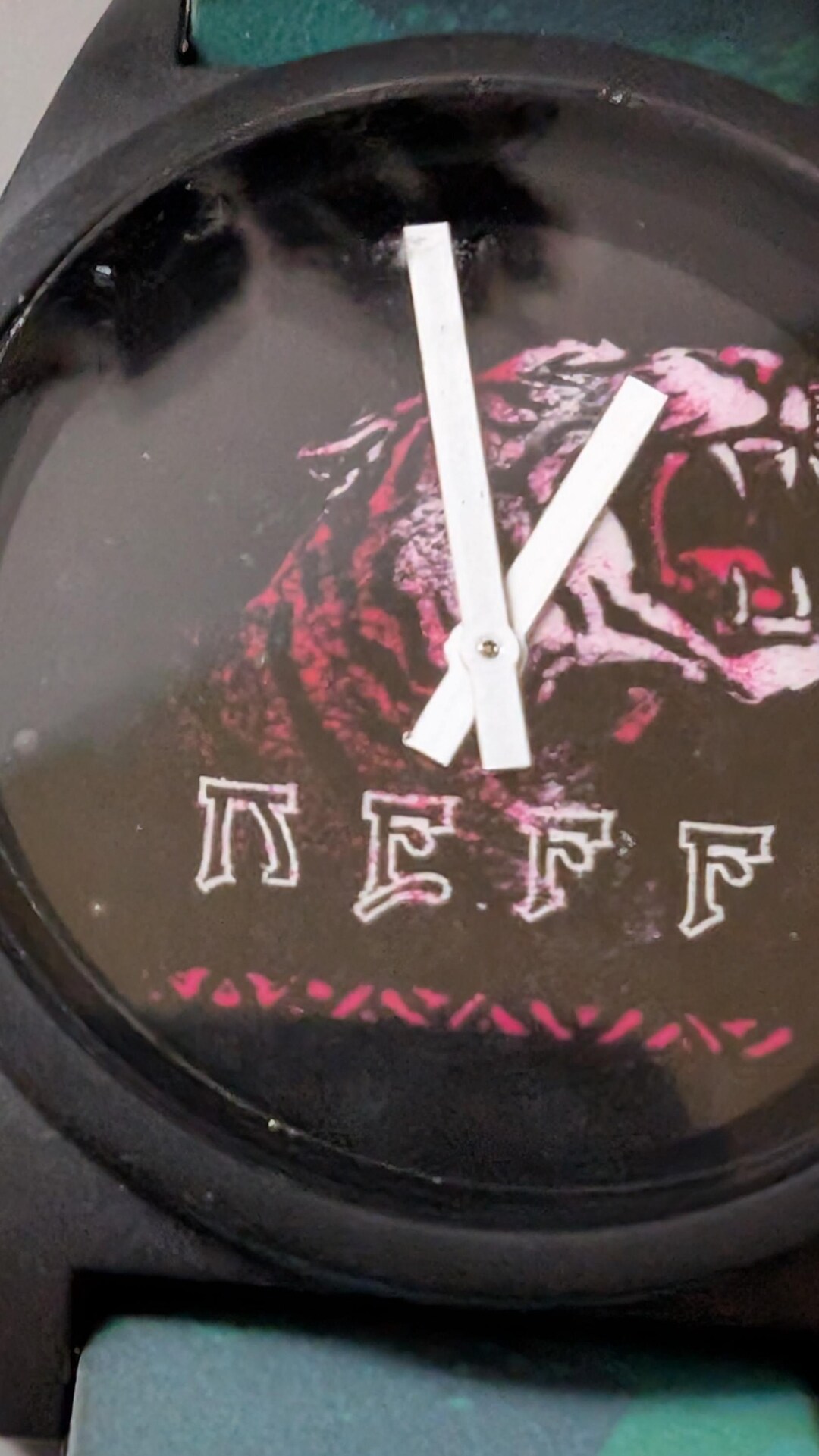 New Neff Daily Black Dot Quartz Watch With New Battery. New Condition ...