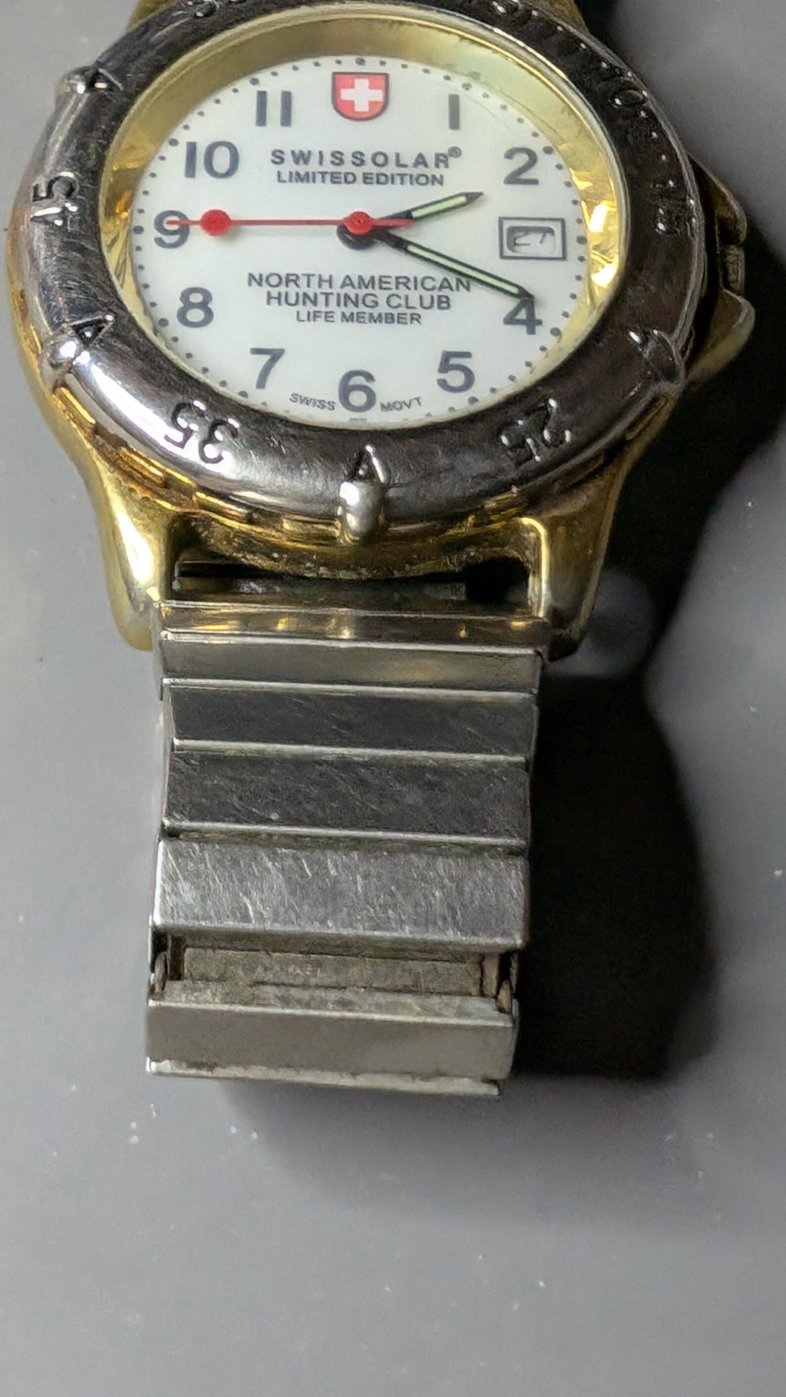 Le Jour Swiss Solar Limited Edition Quartz Watch. Has Original Band and ...