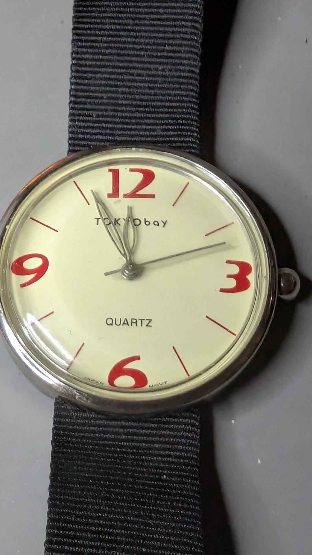 Vintage Tokyo Bay Quartz Watch With New Battery and Nylon and Stainless ...