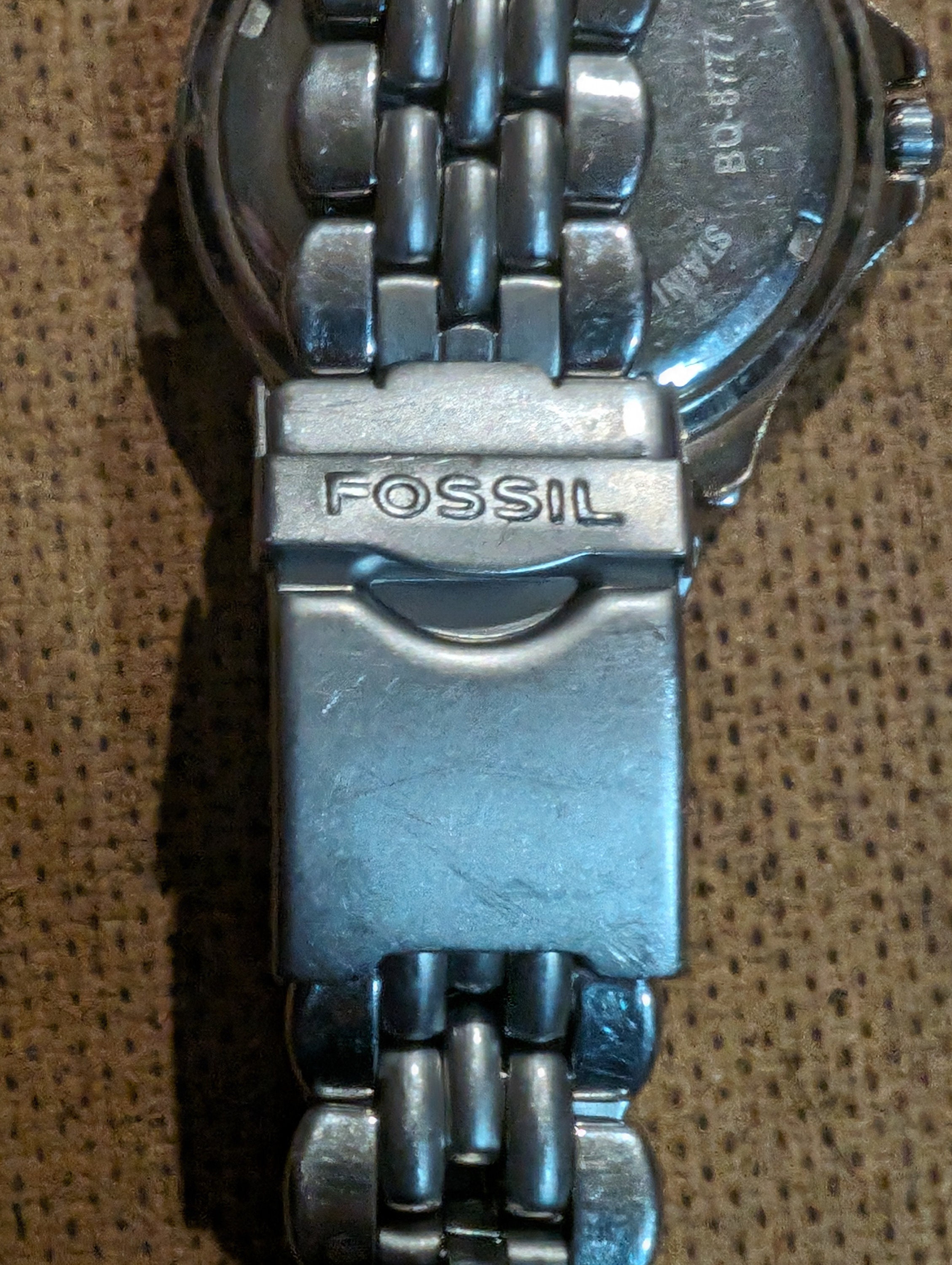 Vintage Fossil Blue Diver Style Watch With New Battery in Excellent ...