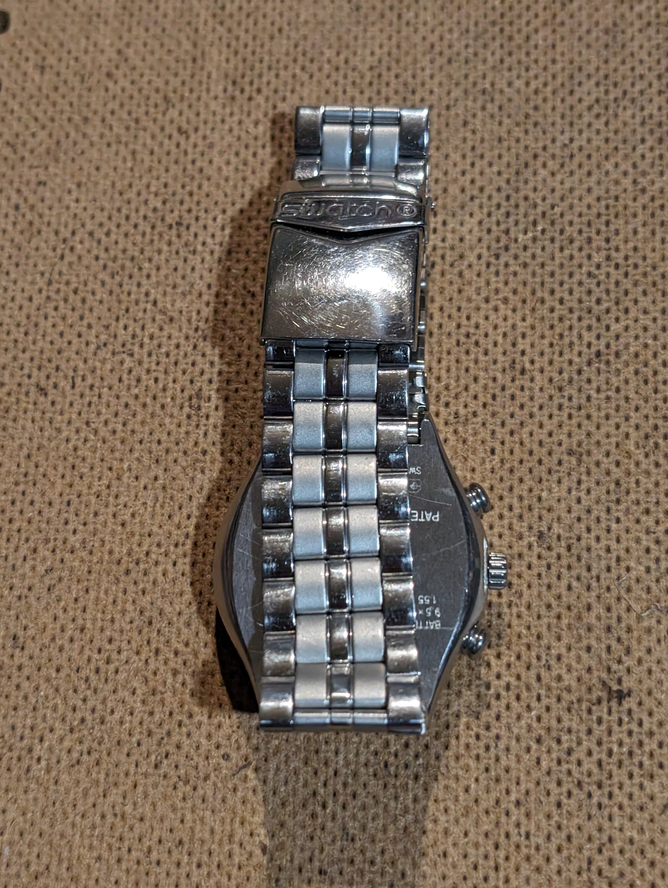 Vintage Swatch Swiss Made Secret Agent Watch With New Battery Keeps ...