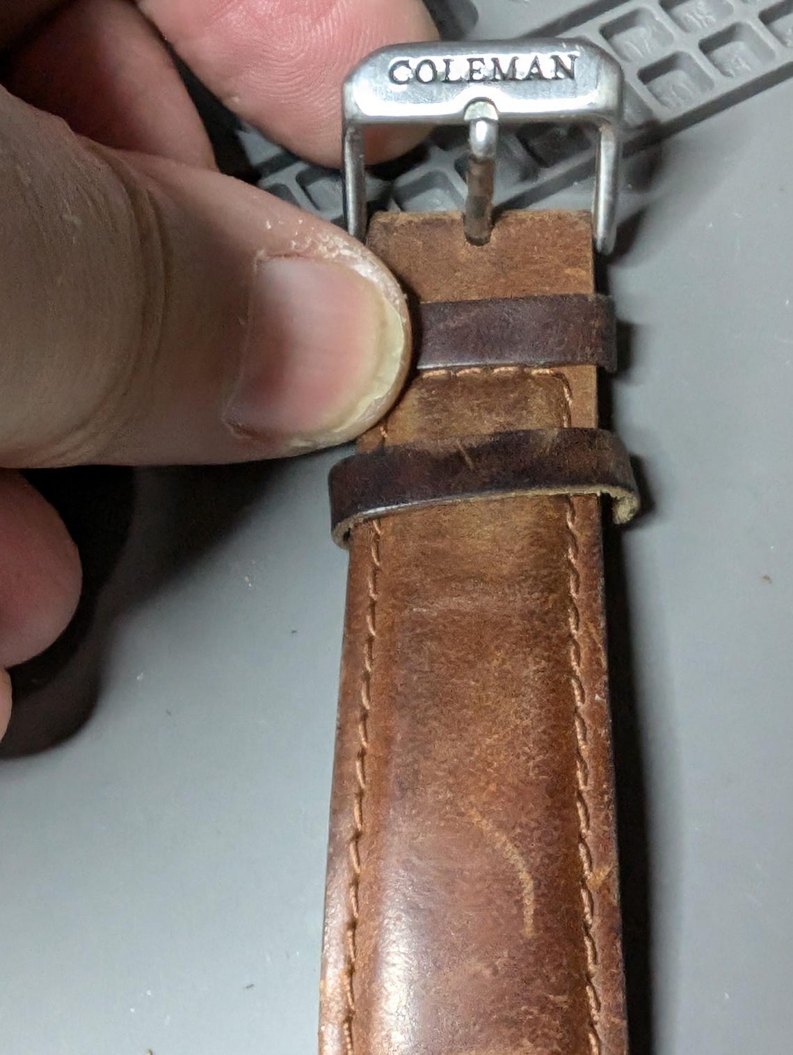 Coleman Quartz Field Watch With New Battery and Original Band. Keeps ...