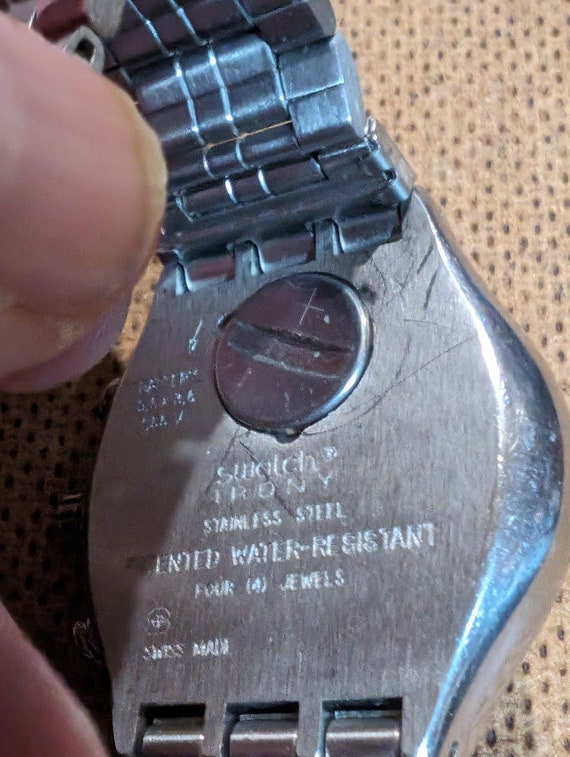 Vintage Swatch Swiss made secret agent watch with new… - Gem