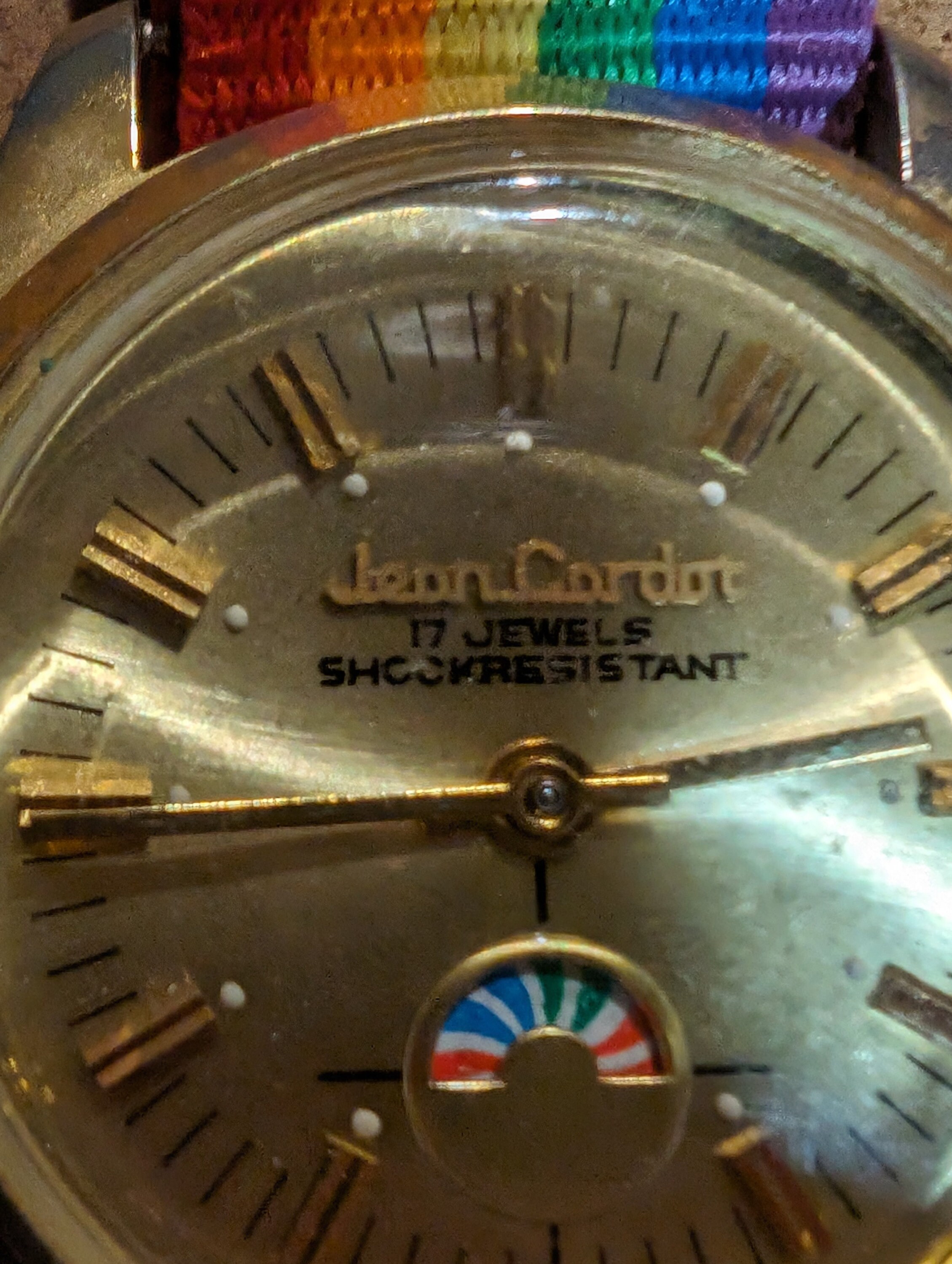 Jean Cardot Russian Made Carousel Watch. Keeps Good Time. Has New NATO ...