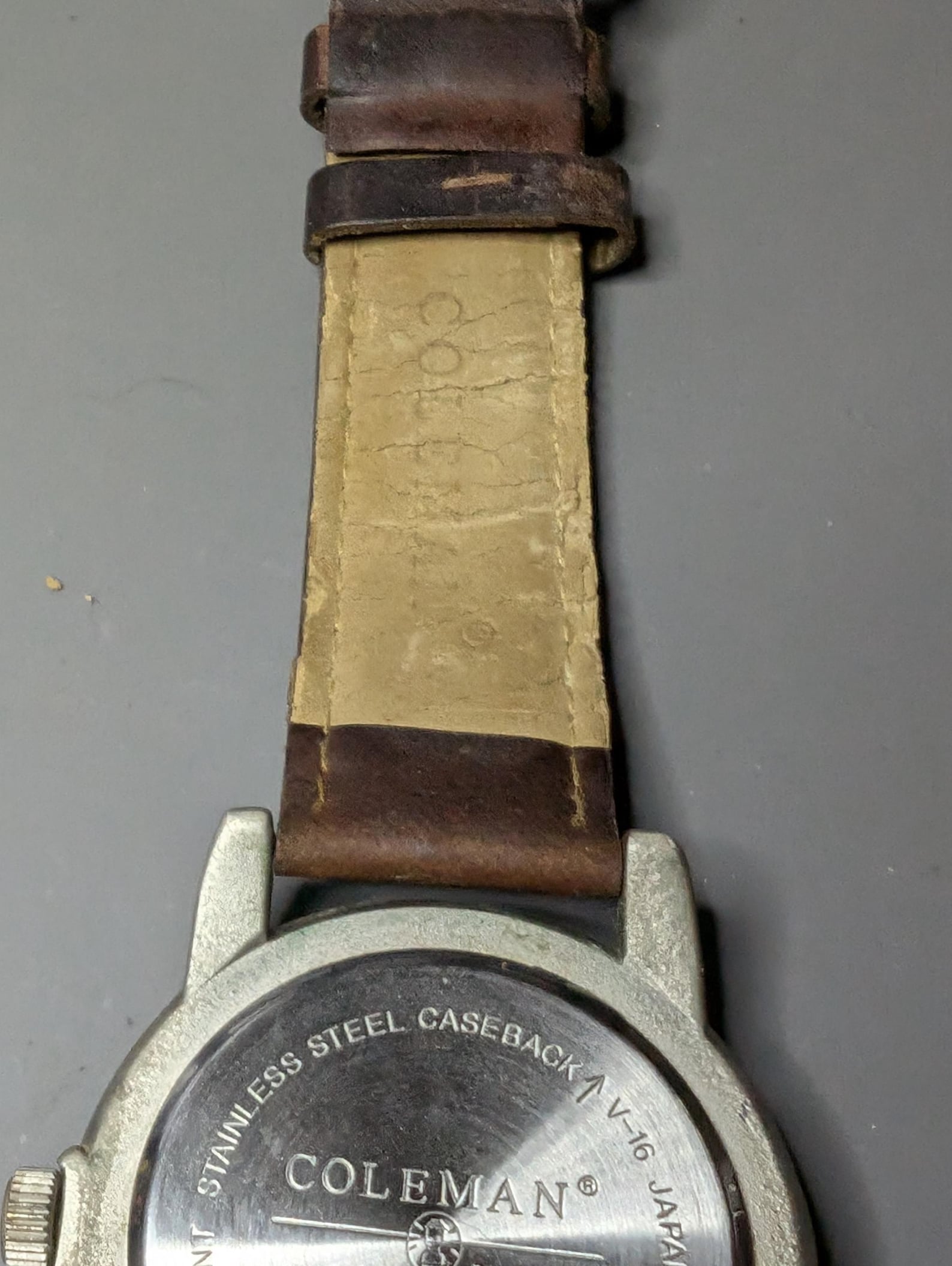 Coleman Quartz Field Watch With New Battery and Original Band. Keeps ...