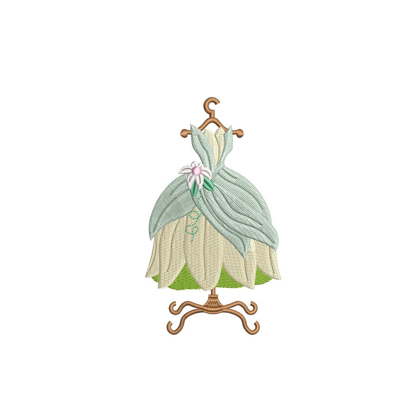 Princess Embroidery Design - Etsy