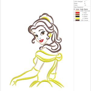 Beauty and the Beast Inspired. Princess Belle Inspired. Machine ...
