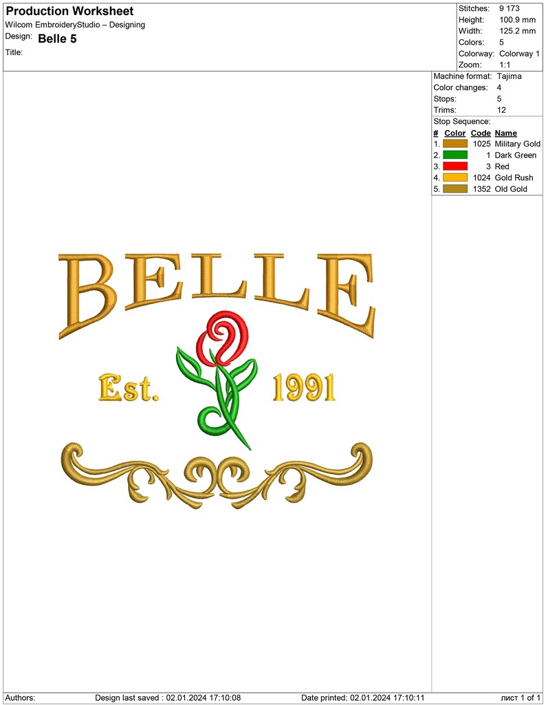 Abstract Princess Belle Logo. Beauty and the Beast Inspired. Princess ...
