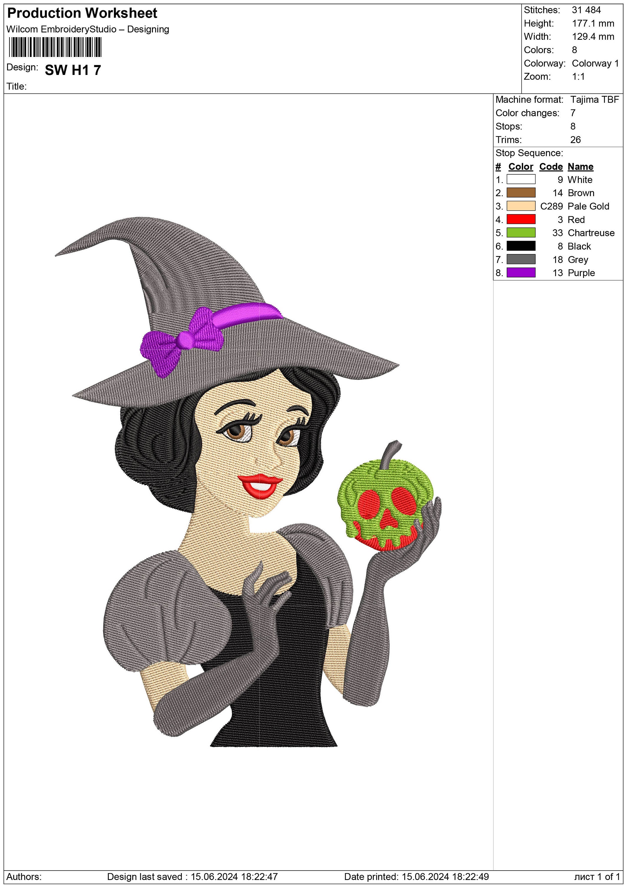 Princess Snow White in a Magic Hat. Princess Halloween Look. Machine ...