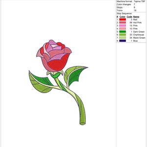 Rose, Princess Symbol. Machine Embroidery Design File. Install Download ...
