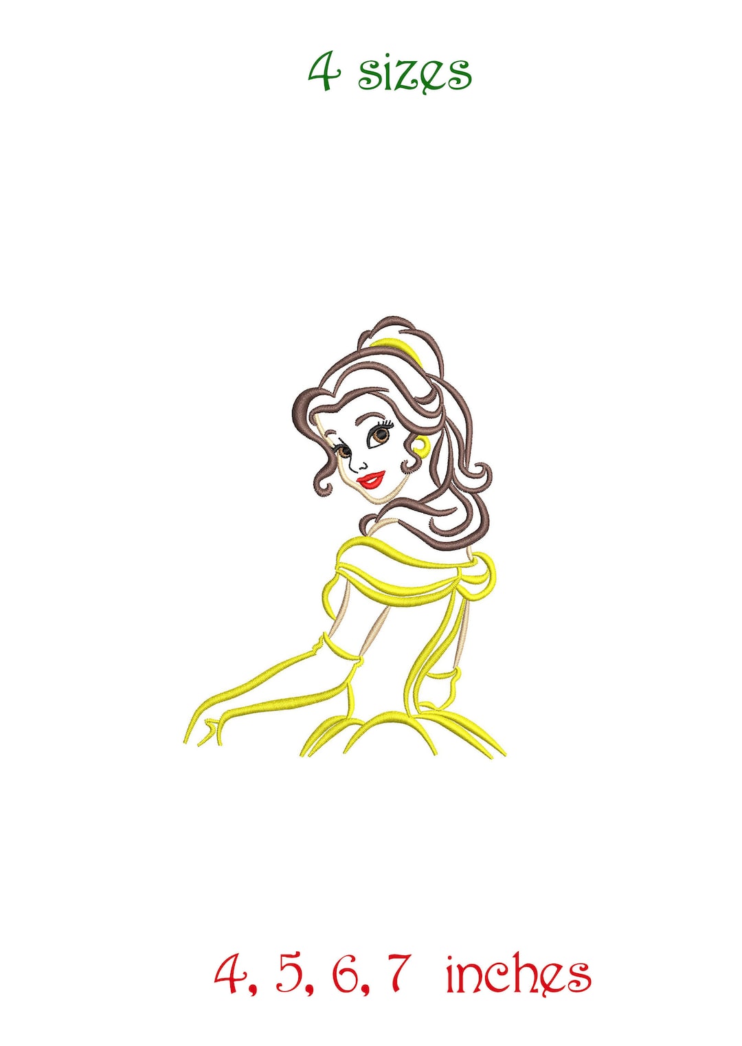 Beauty and the Beast Inspired. Princess Belle Inspired. Machine ...