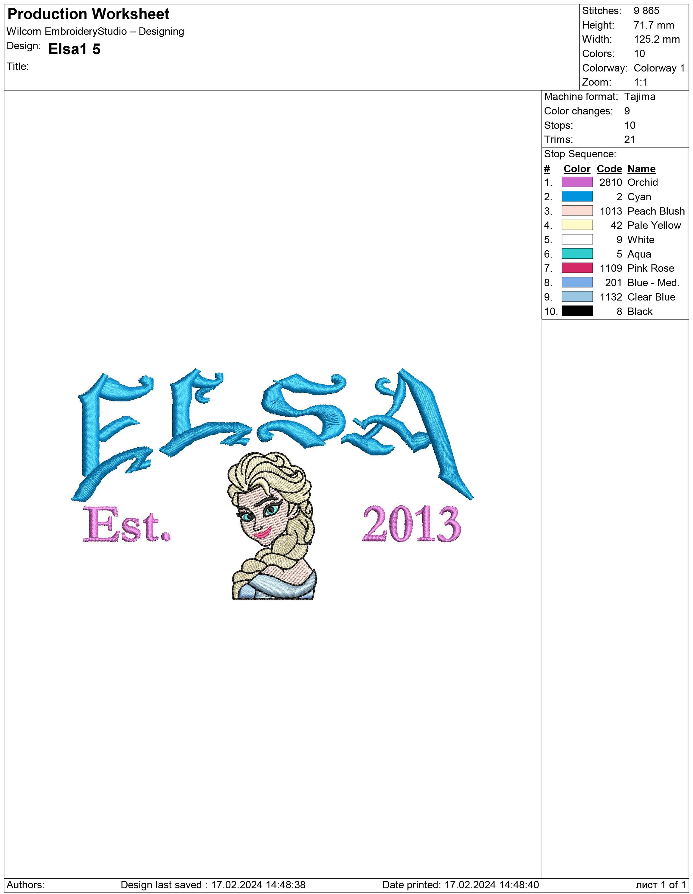 Abstract Princess Elsa Logo. Frozen Inspired. Machine Embroidery Design ...