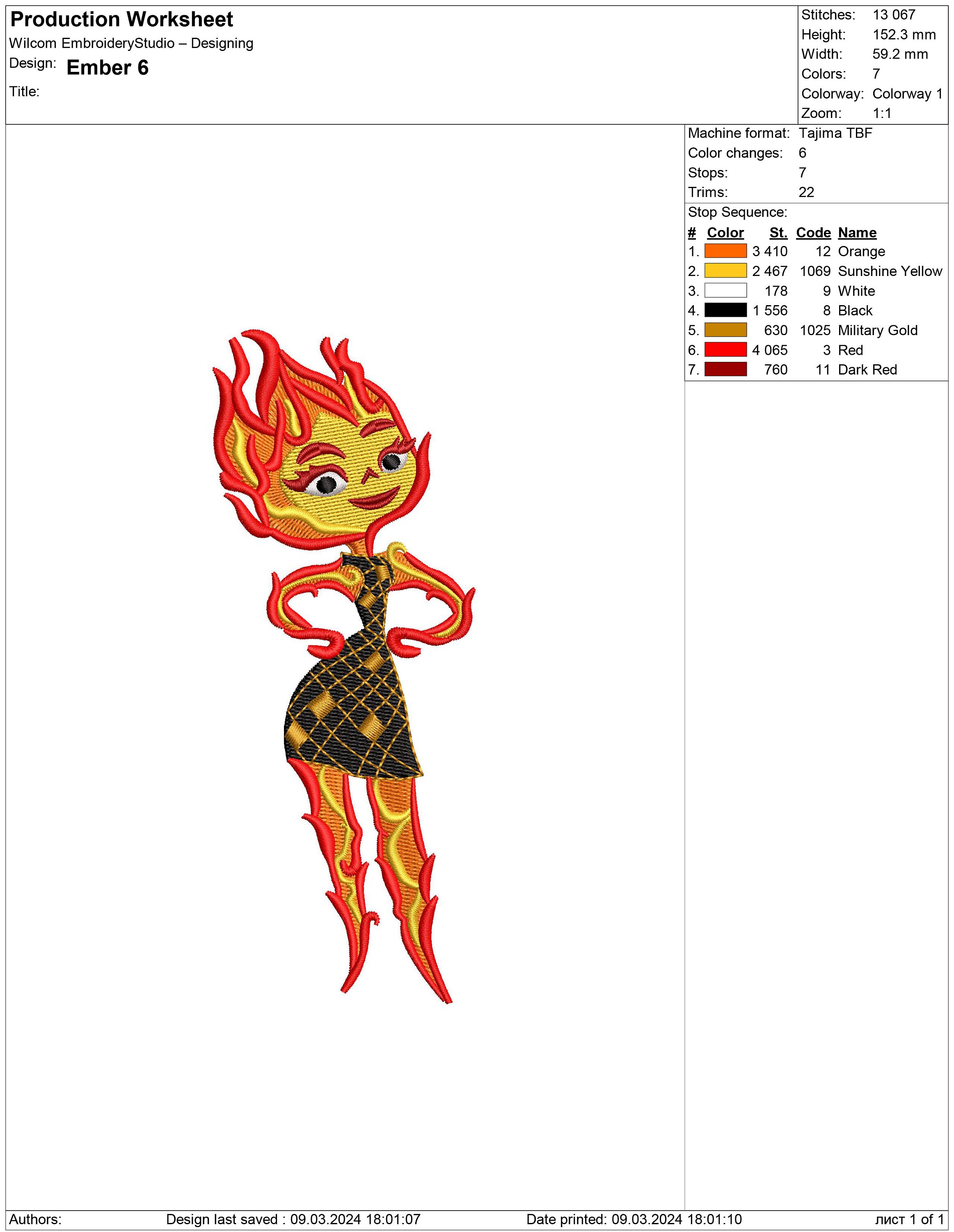Elemental Inspired, Ember, Fire, Fire Girl. Machine Embroidery Design ...