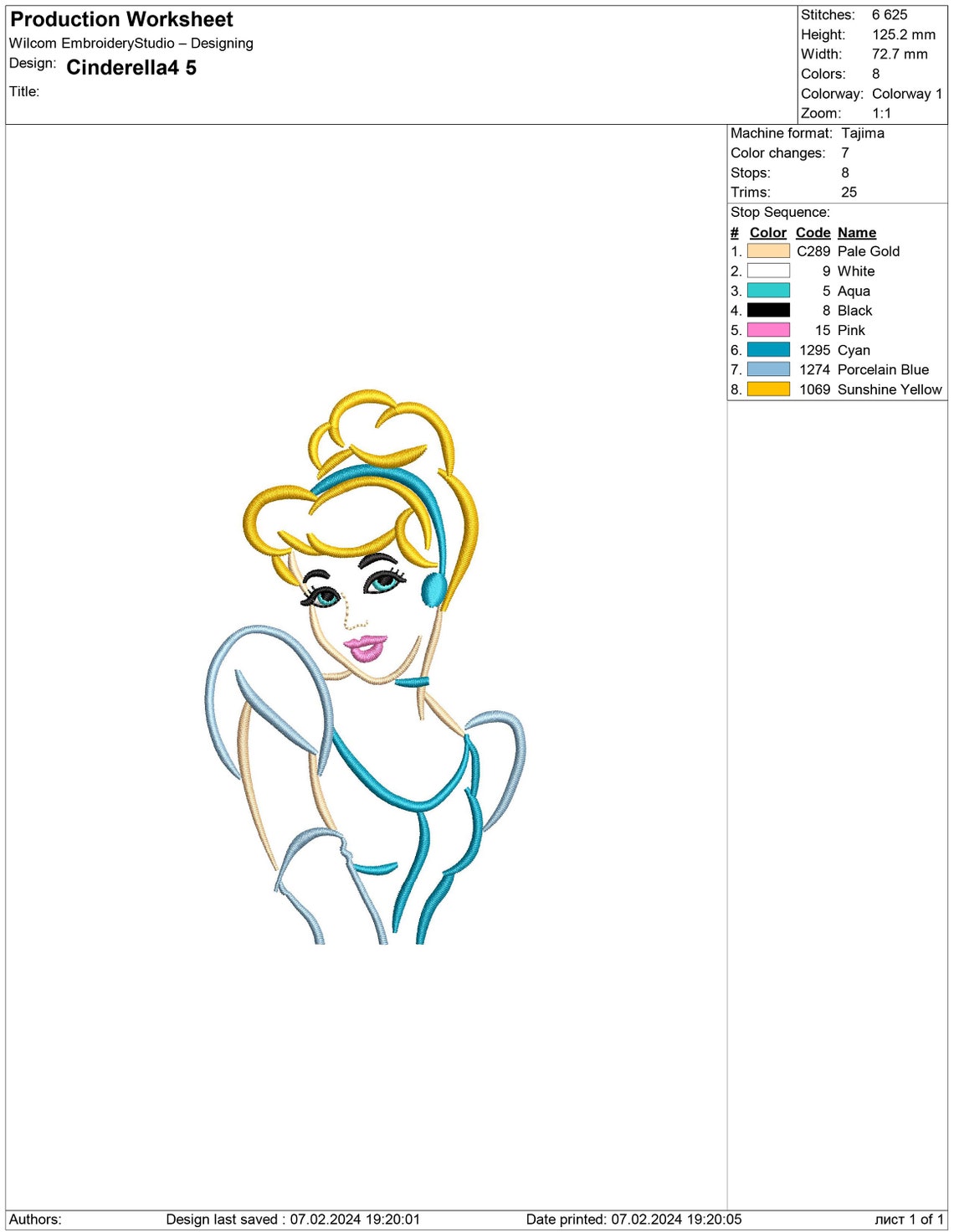 Cinderella Inspired. Machine Embroidery Design File. - Etsy
