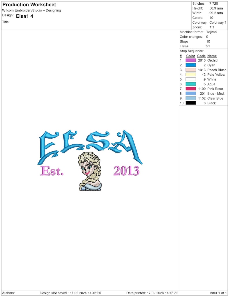 Abstract Princess Elsa Logo. Frozen Inspired. Machine Embroidery Design ...