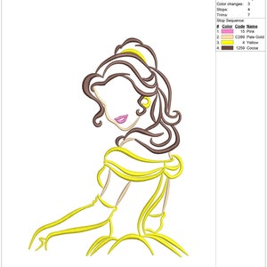 Beauty and the Beast Inspired. Princess Belle Inspired. Machine ...