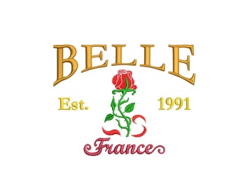 Abstract Princess Belle Logo. Beauty and the Beast Inspired. Princess ...