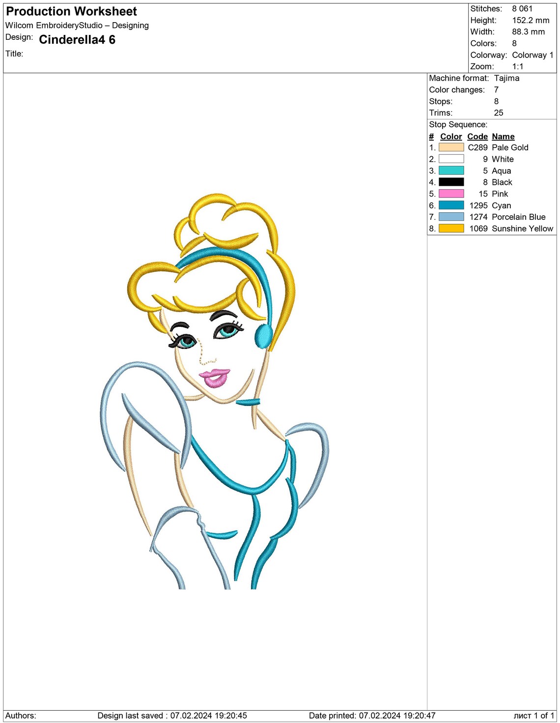 Cinderella Inspired. Machine Embroidery Design File. - Etsy