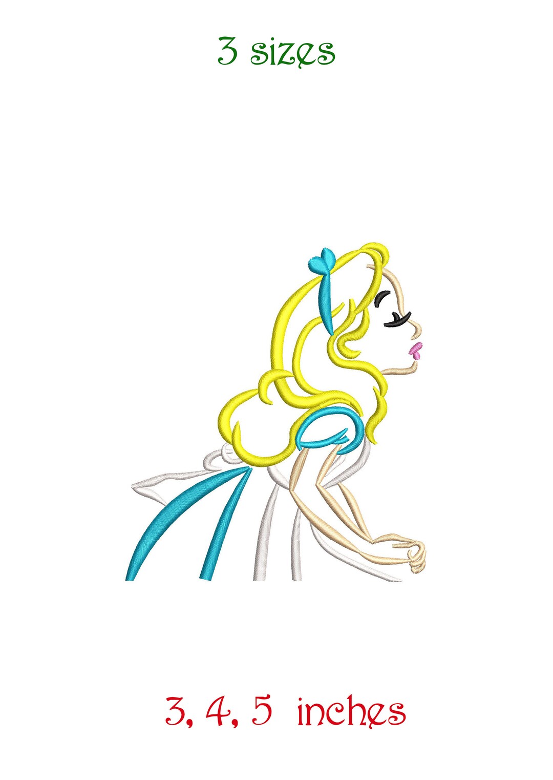 Alice in Wonderland Inspired. Machine Embroidery Design File. - Etsy