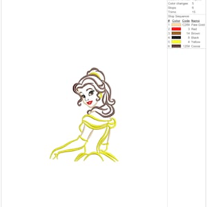Beauty and the Beast Inspired. Princess Belle Inspired. Machine ...