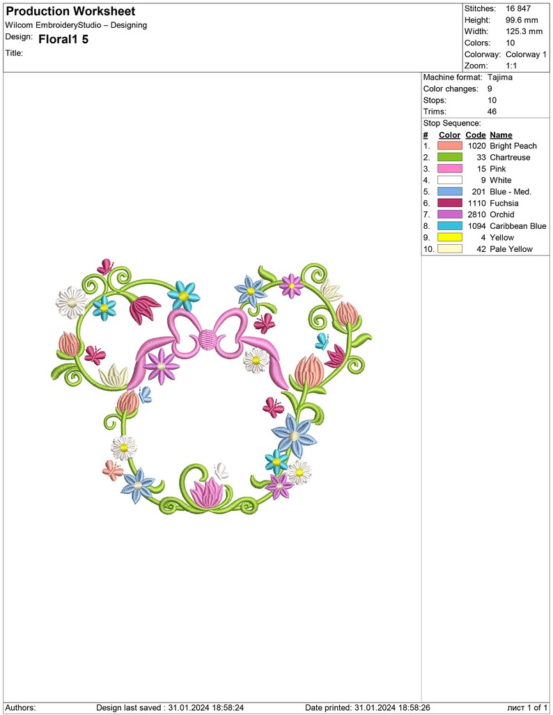 Spring Embroidery Designs, Floral Spring Embroidery Design, Hello ...