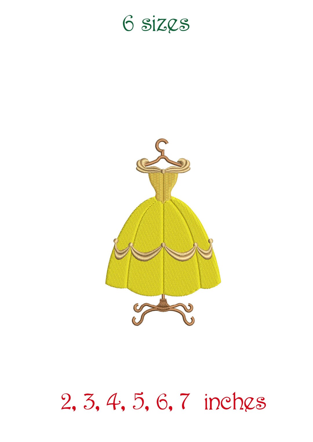 Princess Belle, Beauty and the Beast Inspired. Princess Belle’s Dress ...