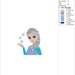 Princess Elsa, Frozen Inspired. Machine Embroidery Design File. Install ...