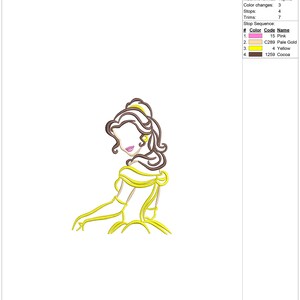 Beauty and the Beast Inspired. Princess Belle Inspired. Machine ...