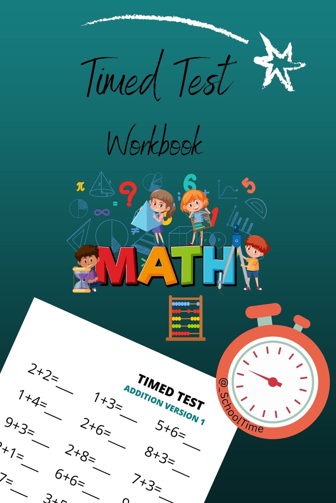 Timed Test Workbook - Etsy