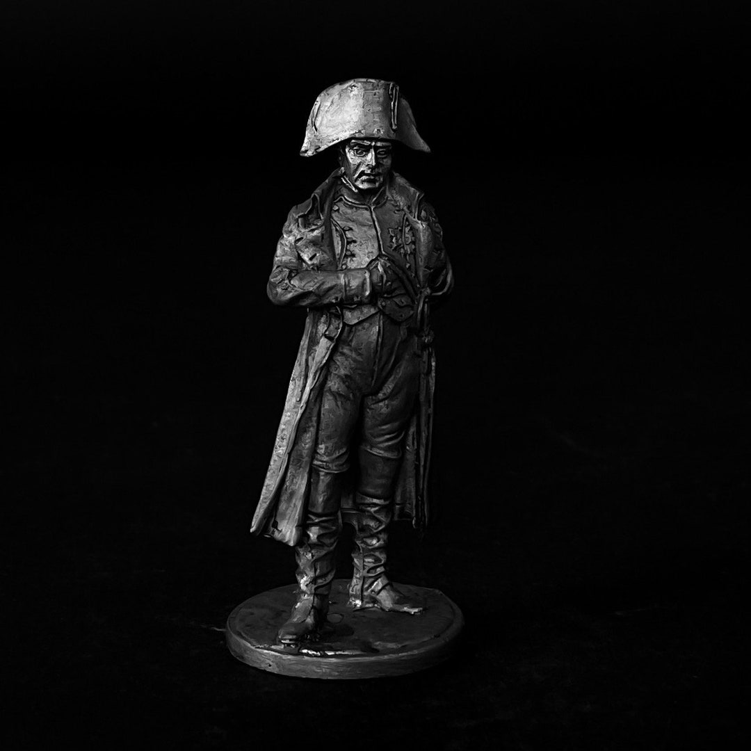 Figurine Napoleon Bonaparte Miniature Toy Tin Metal Antique Action ...