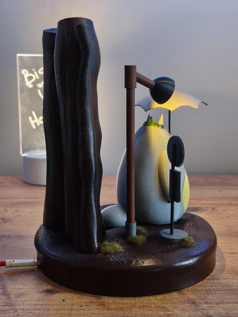 My Neighbor Totoro Inspired LED Lamp - Enchanting Anime Home Decor - Etsy