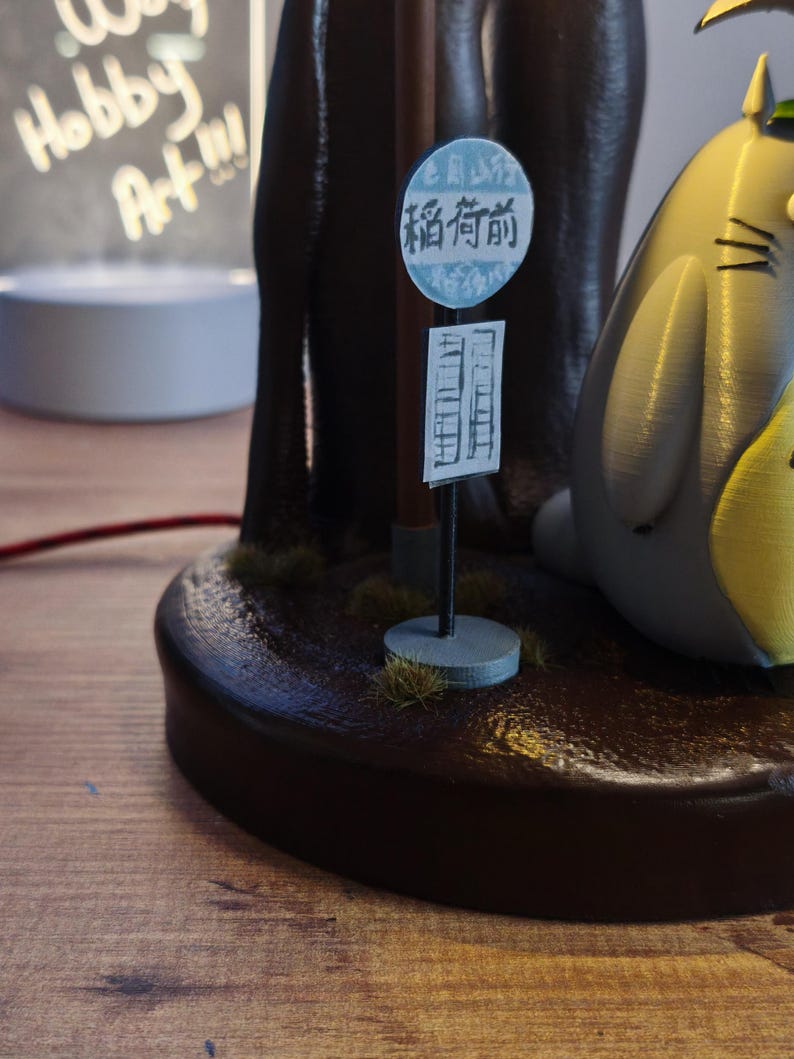 My Neighbor Totoro Inspired LED Lamp - Enchanting Anime Home Decor - Etsy