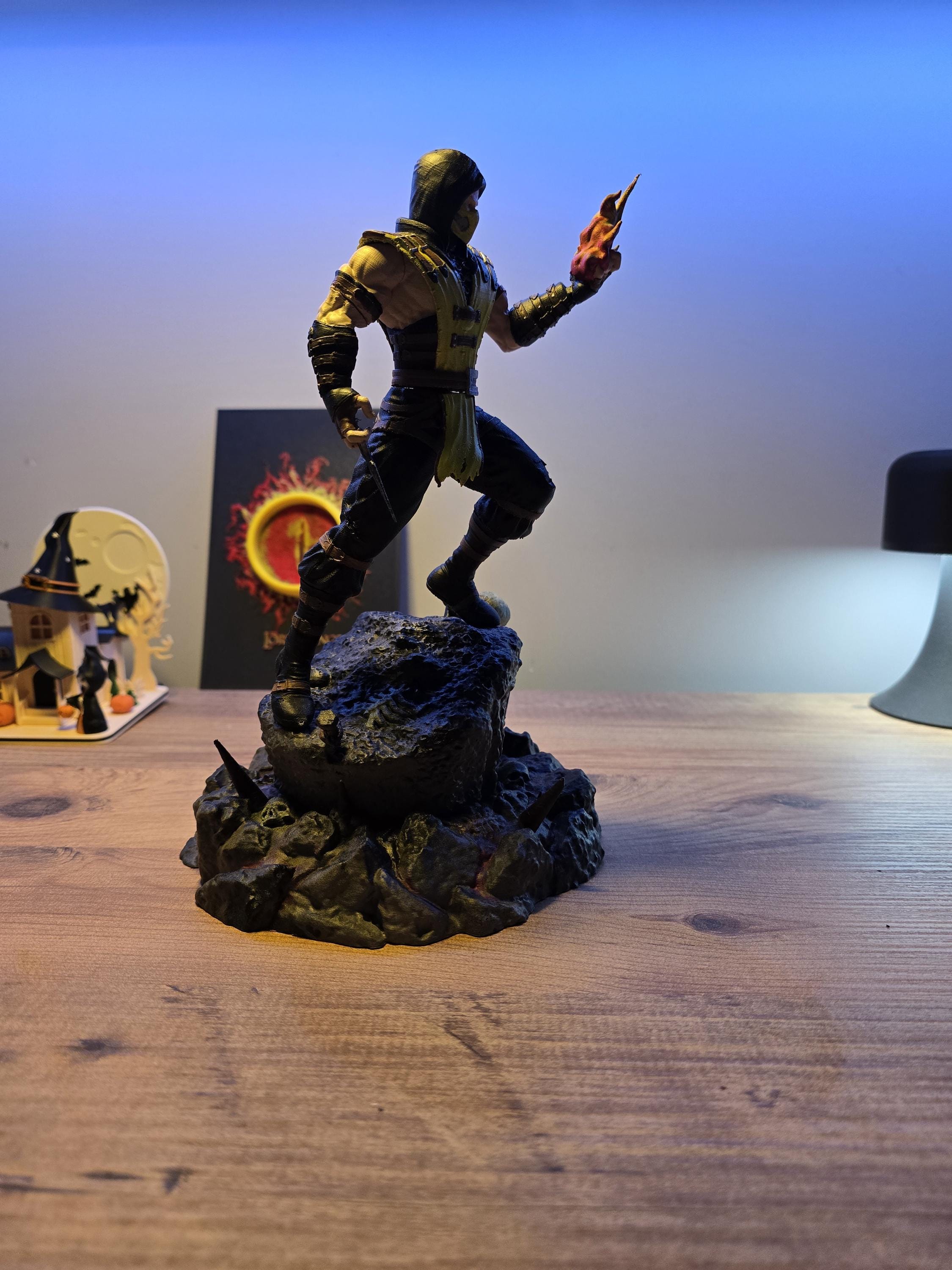 Mortal Kombat Scorpion Figure - Etsy