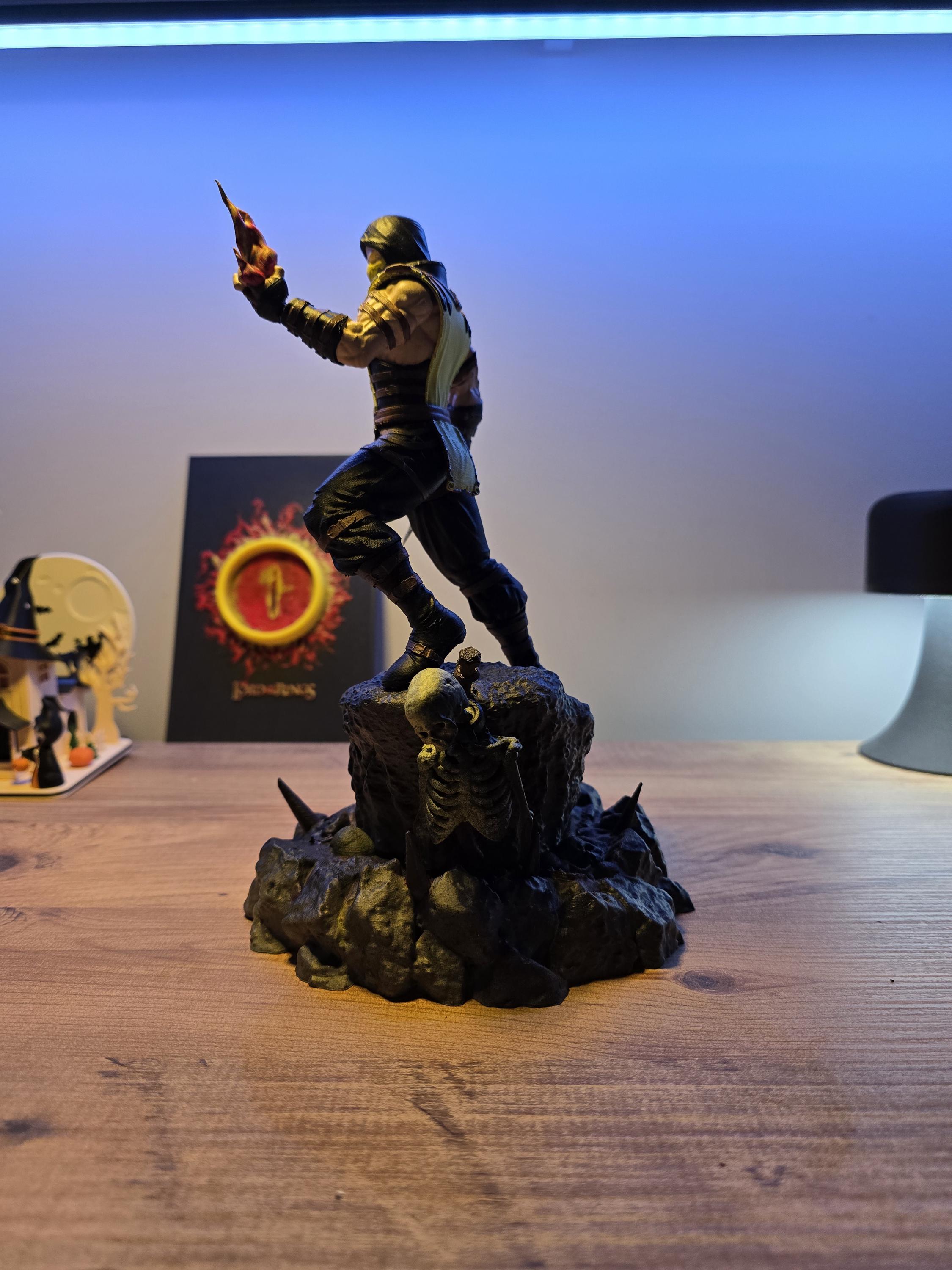 Mortal Kombat Scorpion Figure - Etsy