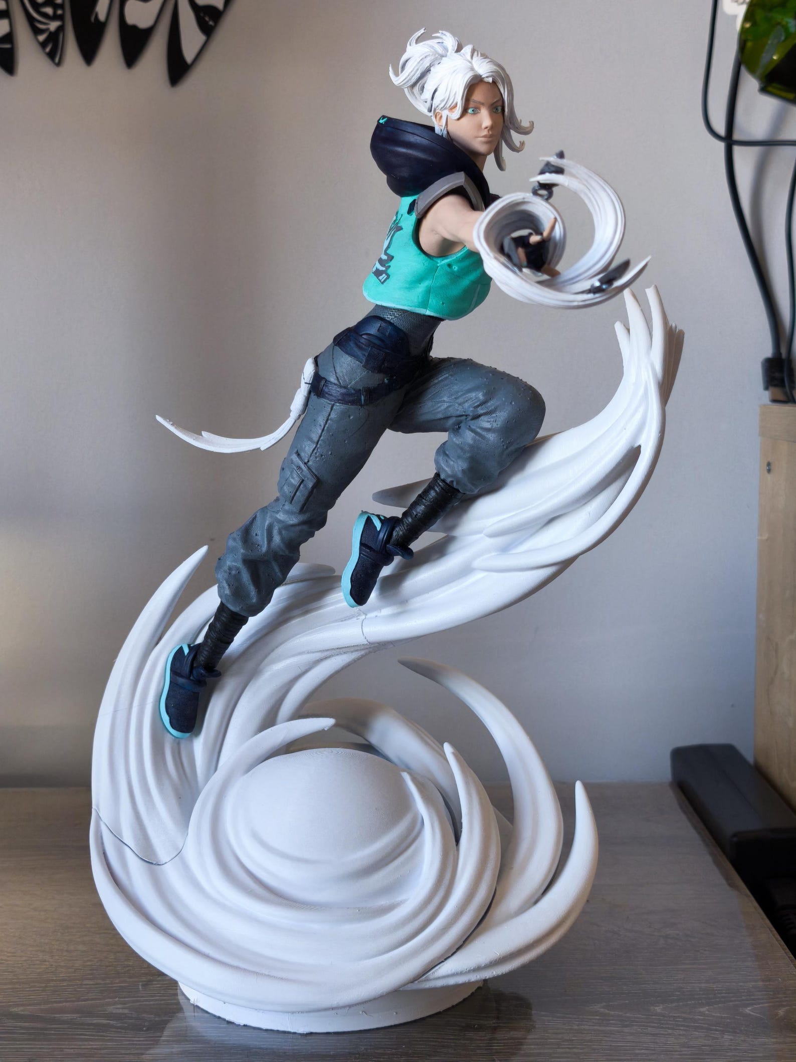 Jett Valorant Figurine - Valorant Agent Collectible- Detailed Gaming ...