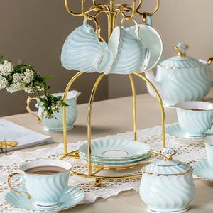 Exquisite Ceramic Tea Sets, Ceramic Light Luxury Afternoon Tea Sets, Coffee Sets, Coffee Cup ...