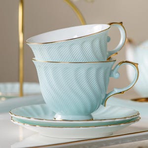 Exquisite Ceramic Tea Sets, Ceramic Light Luxury Afternoon Tea Sets, Coffee Sets, Coffee Cup ...